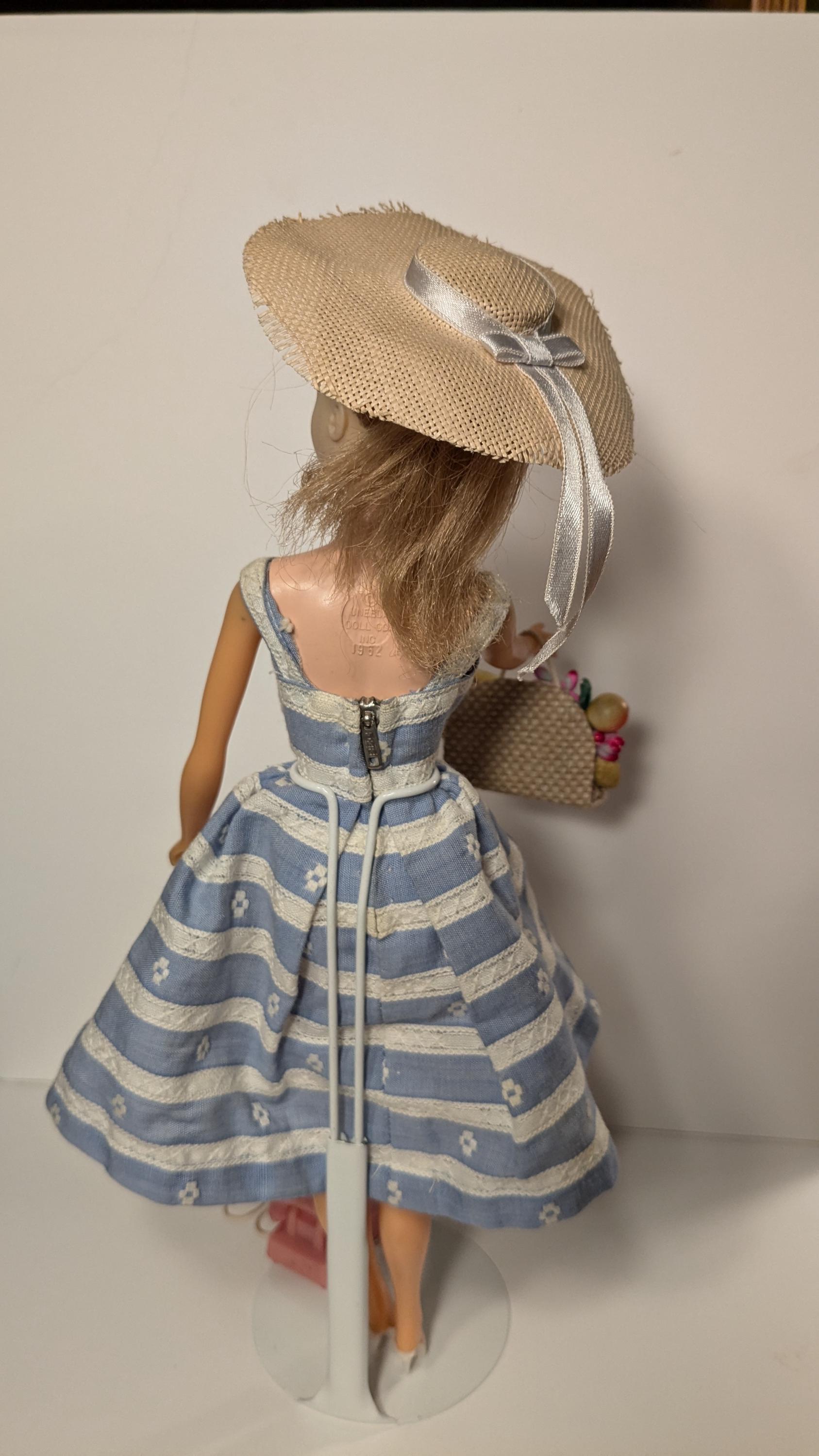 1962 Uneeda Miss Suzette Doll Wearing a Barbie Suburban Shopper Outfit ...
