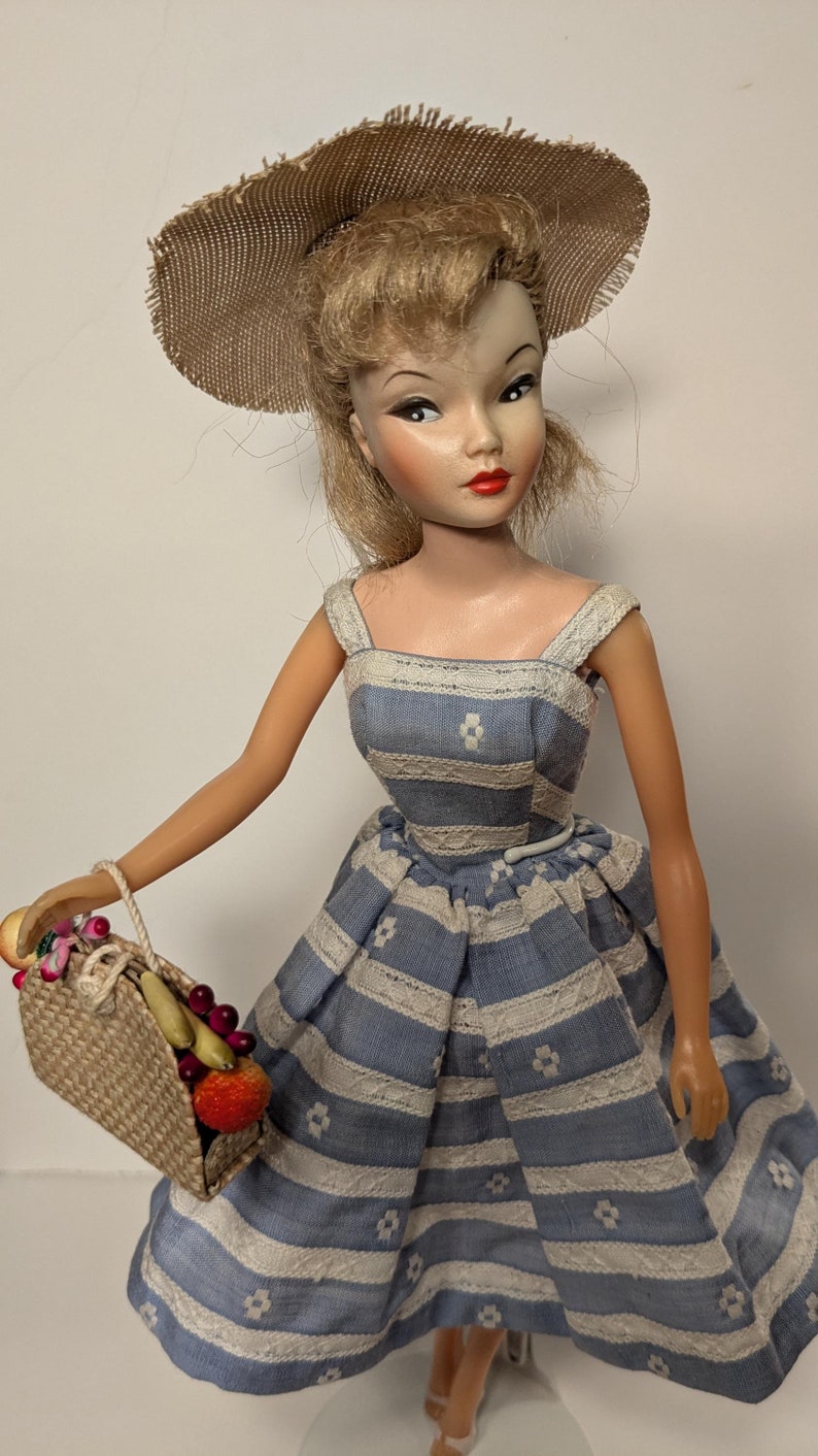 1962 Uneeda Miss Suzette Doll Wearing a Barbie Suburban Shopper Outfit ...
