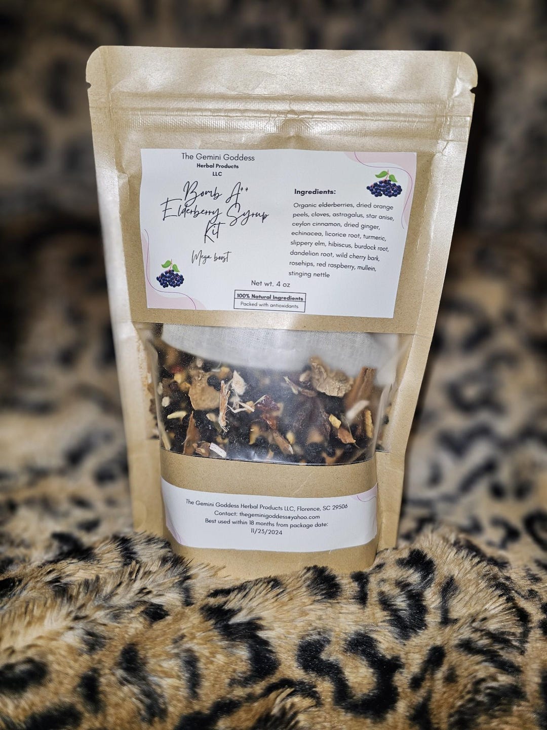 DIY Elderberry Syrup Kit Mega Boost - Etsy