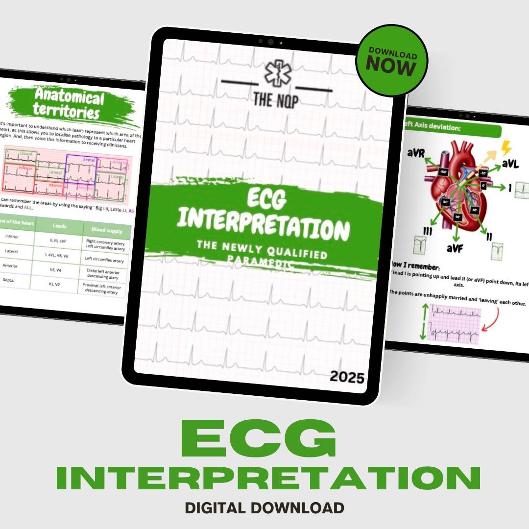 ECG Interpretation - Digital Download for Student Paramedics ...