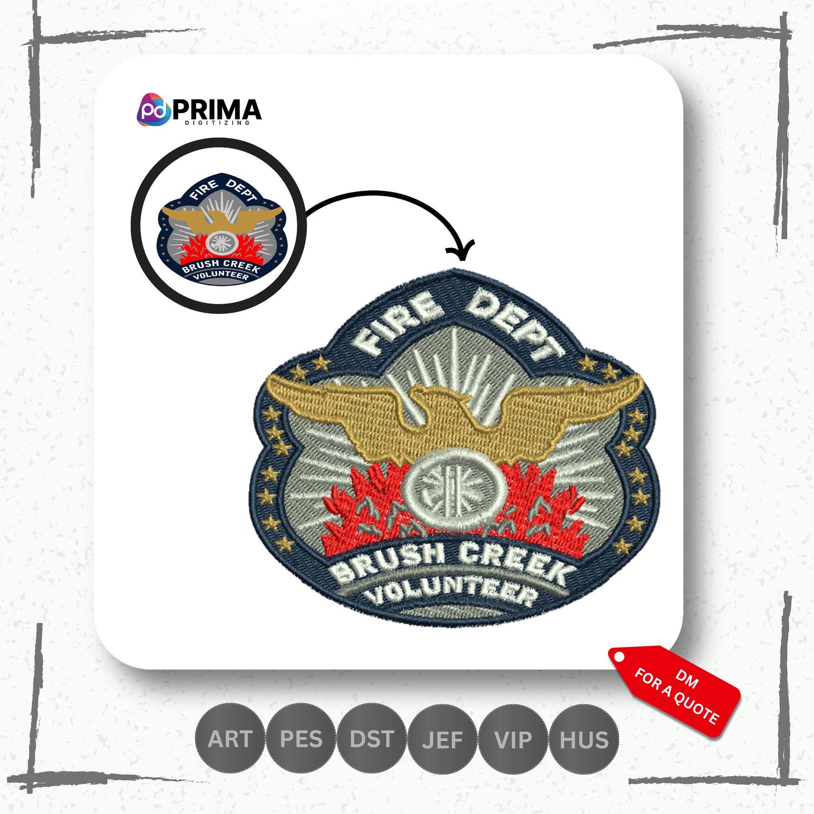 Custom Embroidery Digitizing, Custom Logo Digitizing, Embroidery ...