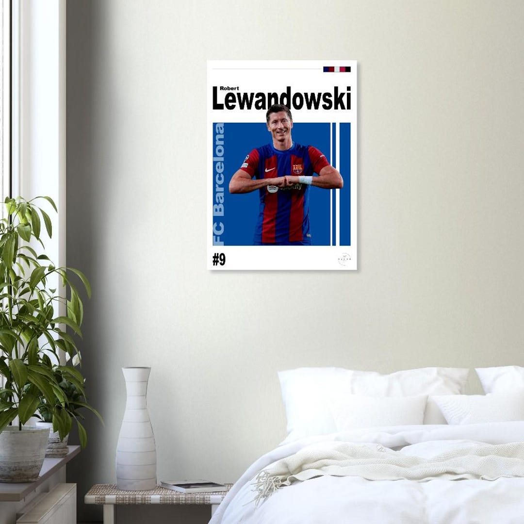 Robert Lewandowski Poster | Stunning Football Art | Perfect Gift for ...