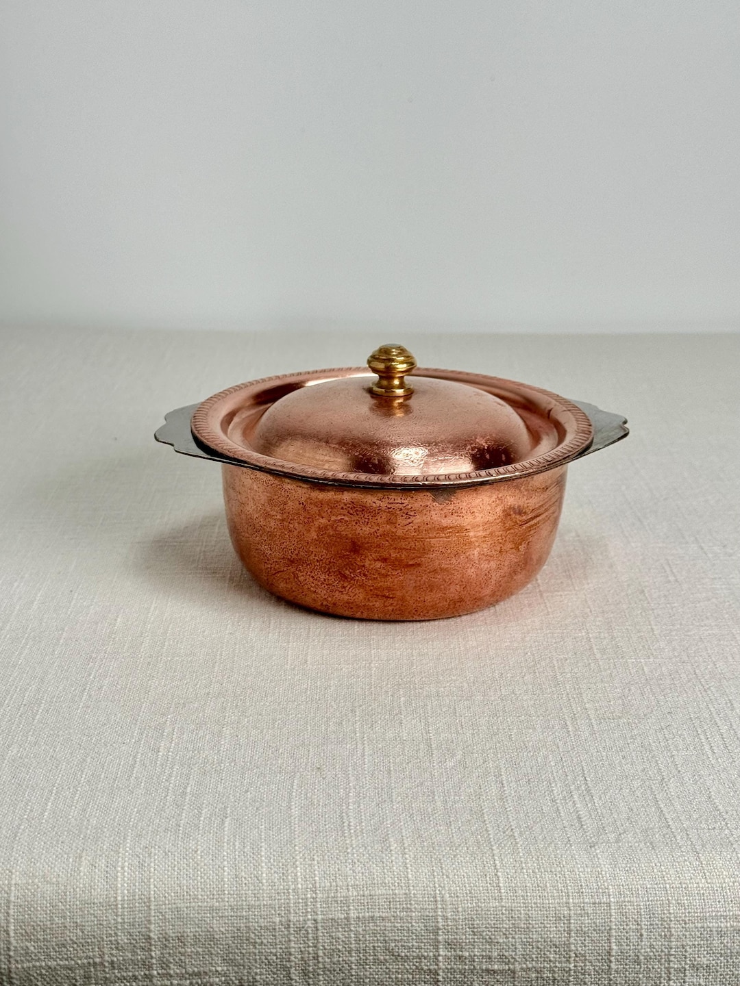 Vintage Scavullo Legion Copper Pot With Lid, Heavy Clad Cookware - Etsy
