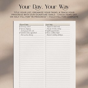 A4 Dual Column Checklist Printable: Luxury To-do List (PDF) - Etsy