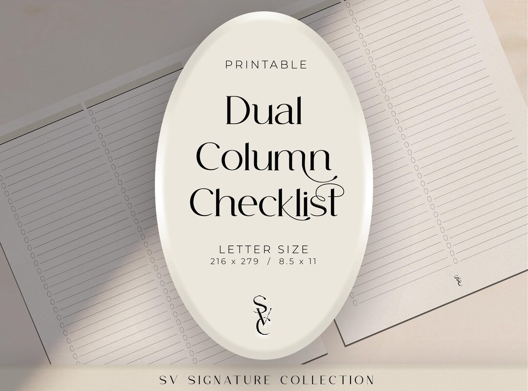 Letter Size 2-column Checklist, Luxury to Do List, Tul/staples Arc ...