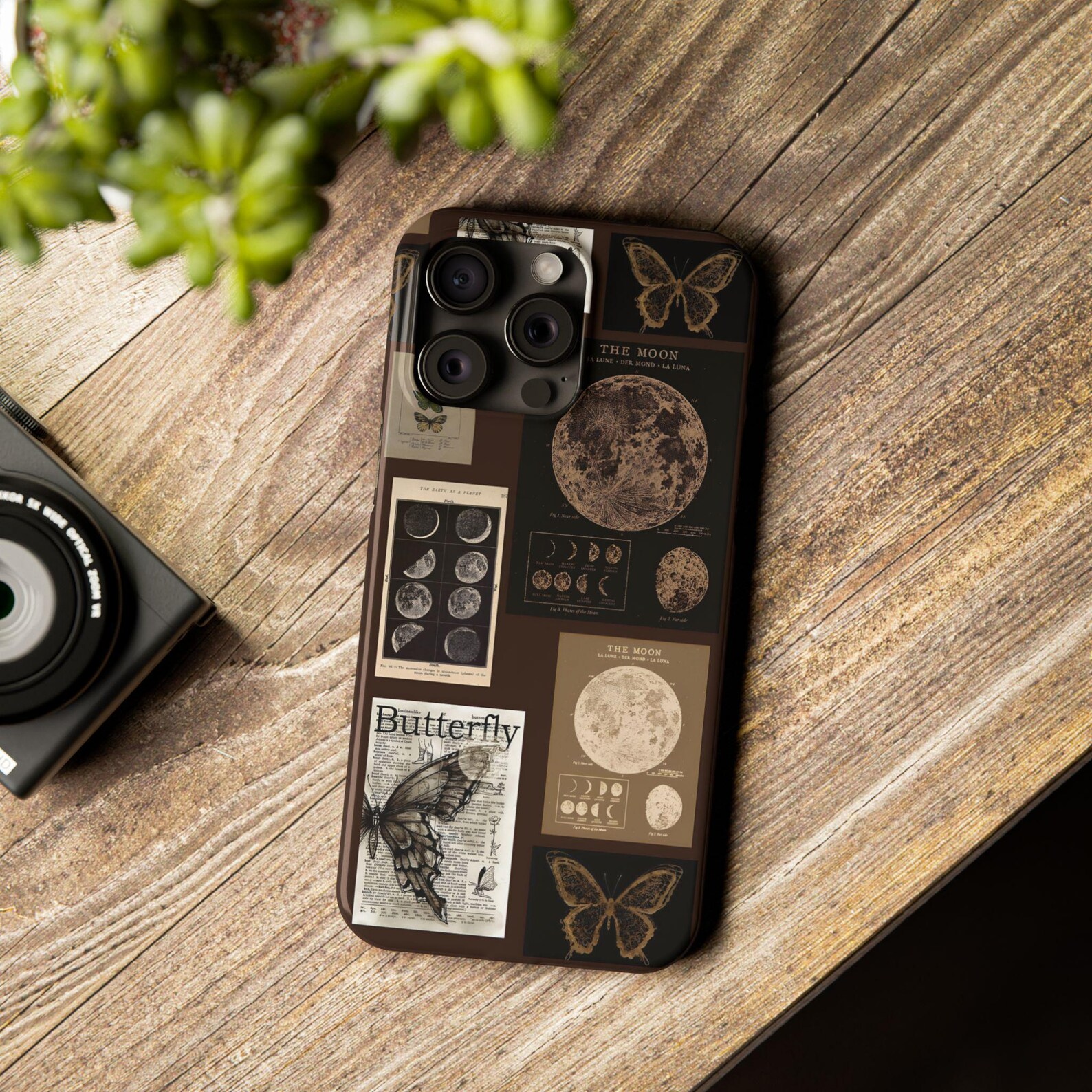 IPhone CASE Grunge Y2k 2000s Vintage Poster Gothic Rock Butterfly Moon ...