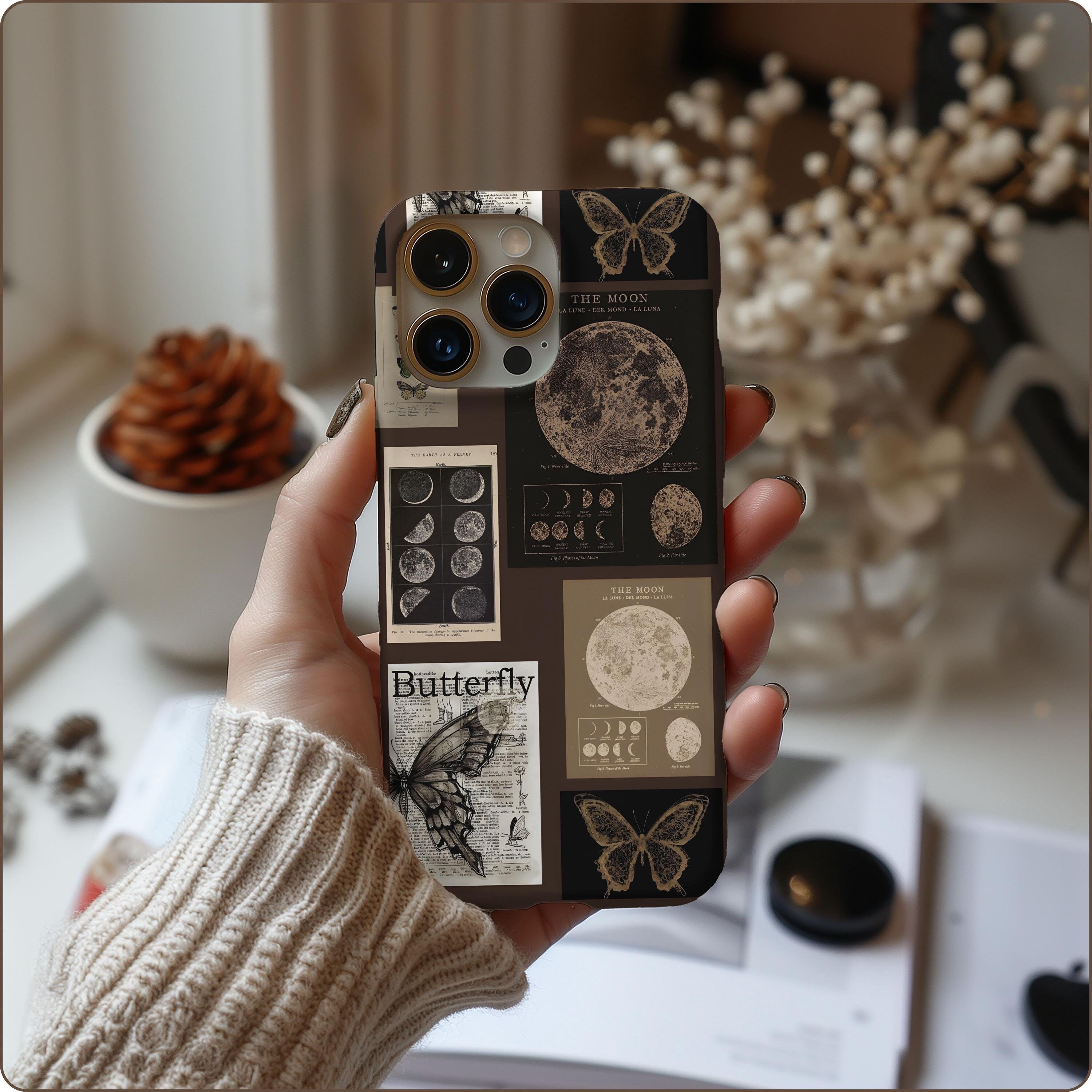 IPhone CASE Grunge Y2k 2000s Vintage Poster Gothic Rock Butterfly Moon ...