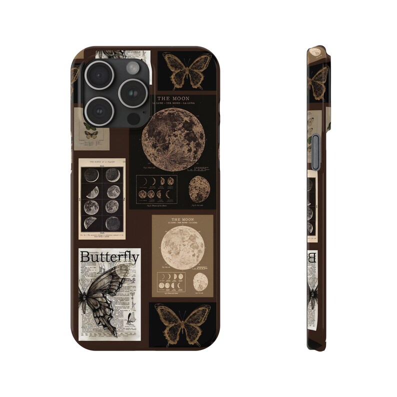 IPhone CASE Grunge Y2k 2000s Vintage Poster Gothic Rock Butterfly Moon ...