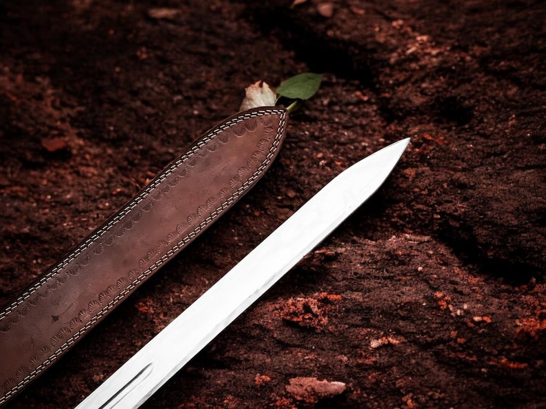 Handmade Scottish Claymore Sword J2 Steel Highland Claymore Black ...