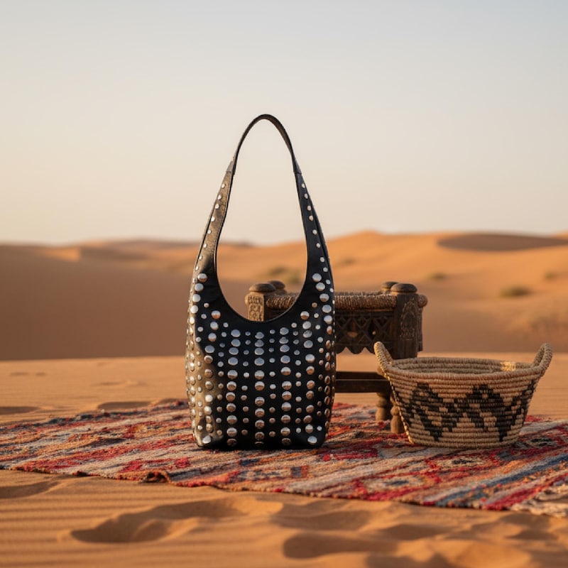 Moroccan Bag Studded - Etsy