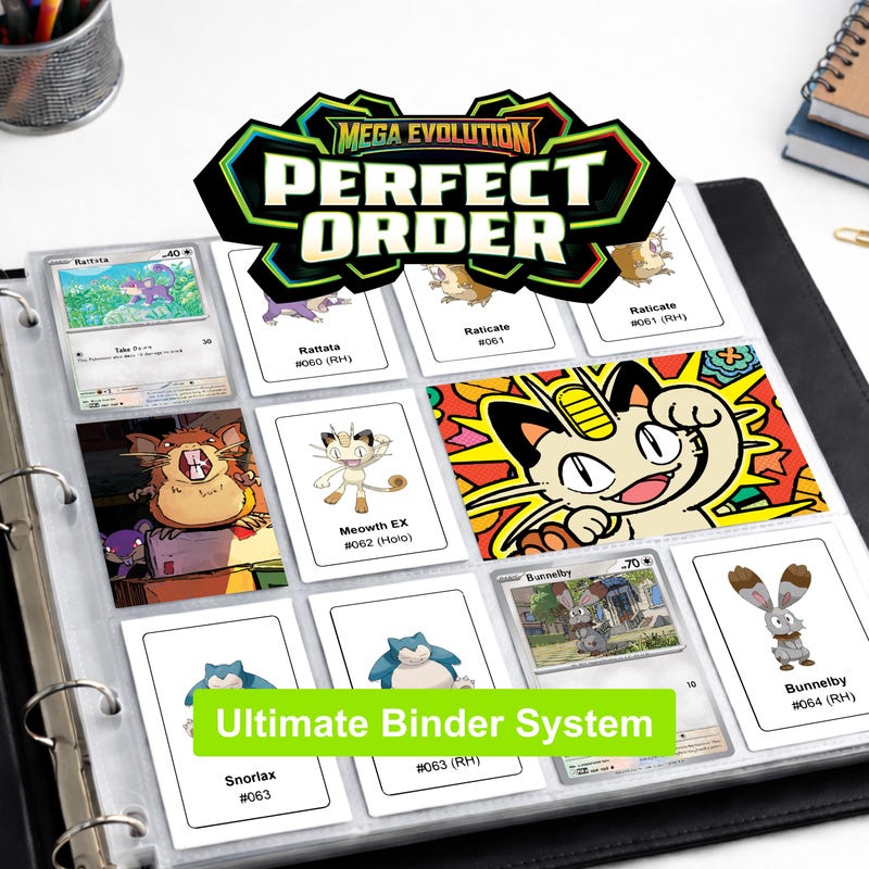 Perfect Order Binder - Etsy