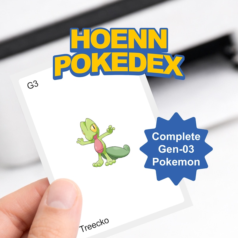 Hoenn Binder - Etsy