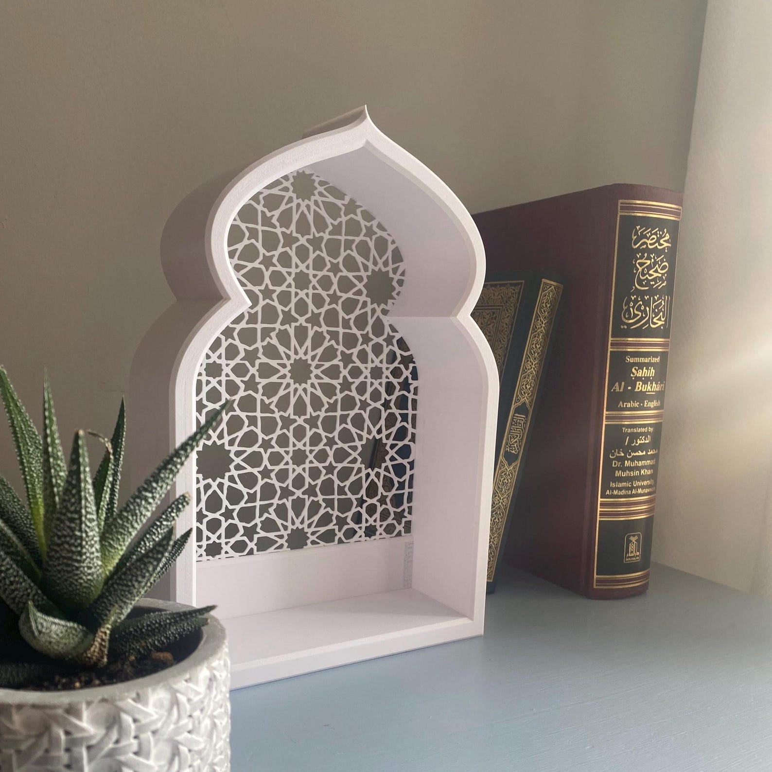 Floating Mihrab Shelf, Beautiful Islamic Patterns, Modern Islamic Home ...