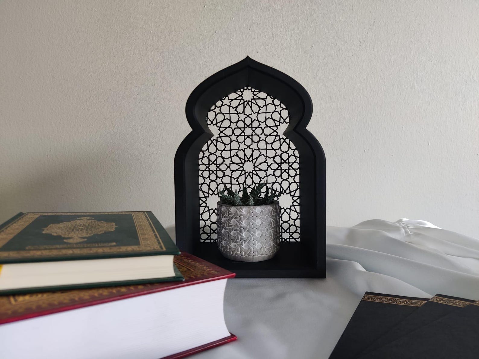Floating Mihrab Shelf, Beautiful Islamic Patterns, Modern Islamic Home ...