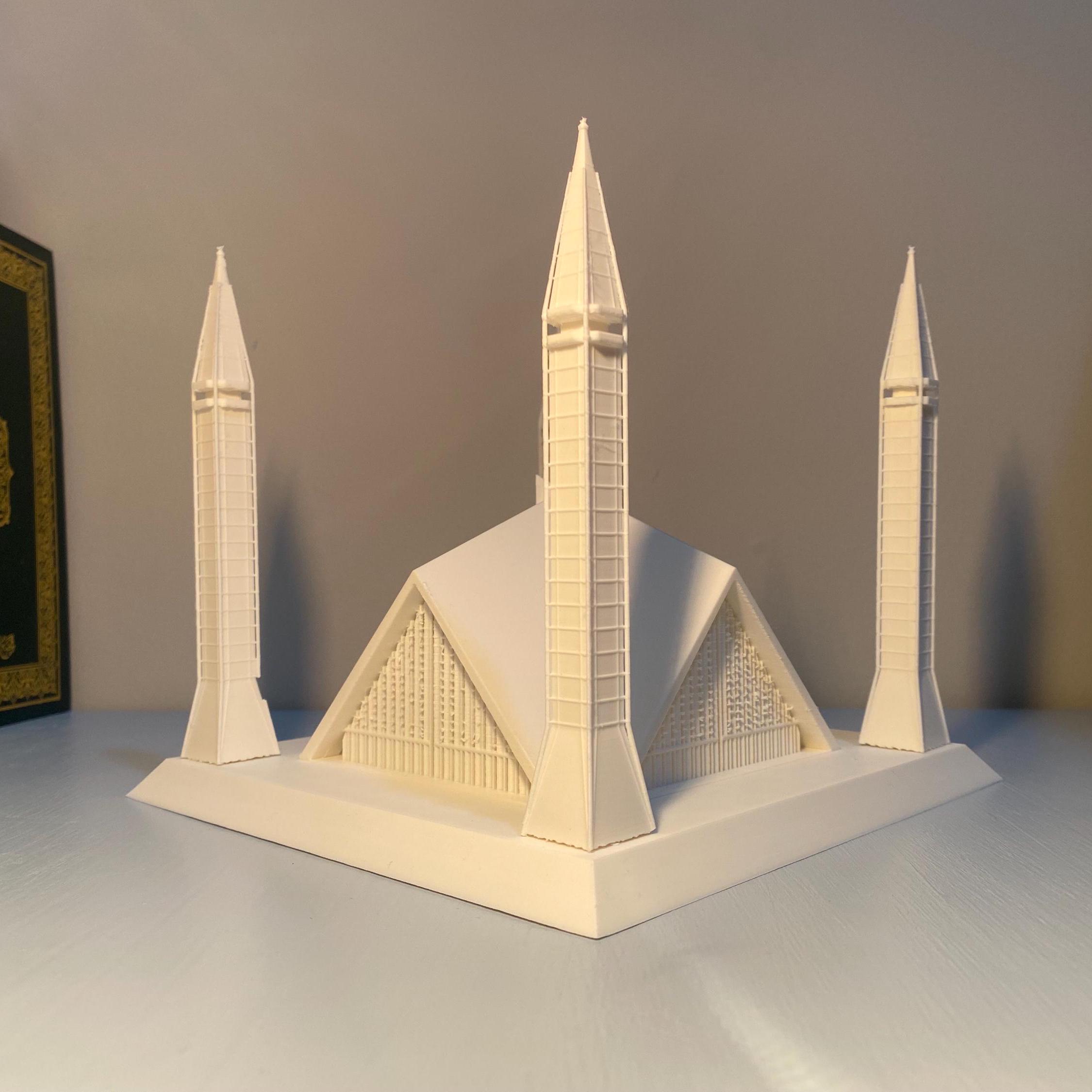 Faisal Mosque Lantern, Modern Islamic Decor, Candle Lit Mini Masjid ...