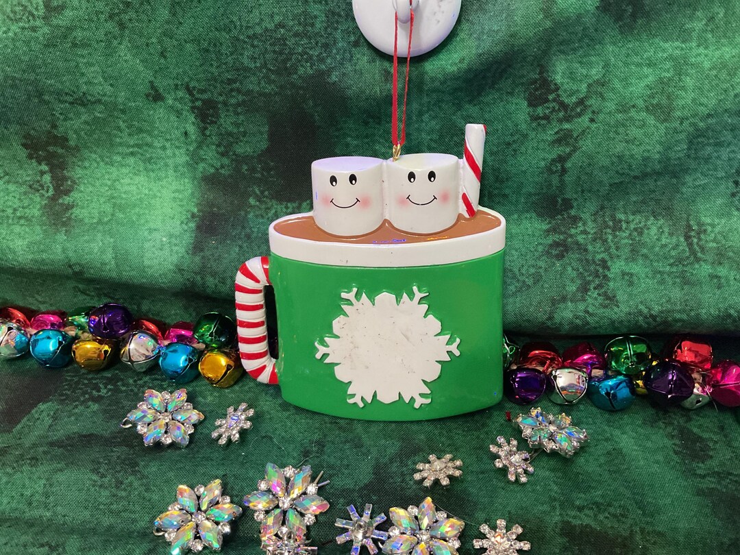 Hot Cocoa Mug With Marshmallows Christmas Ornament – Cozy Holiday ...