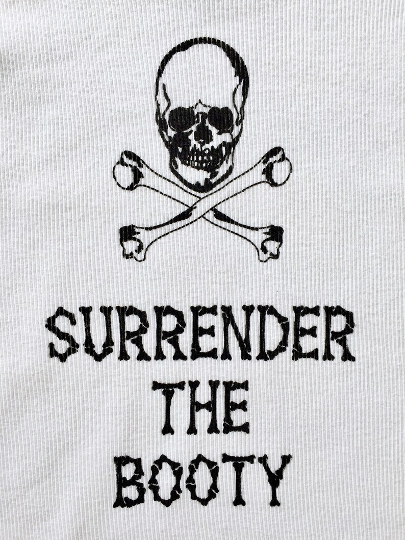 Surrender the Booty / Ribbed Tank / White / L - Etsy