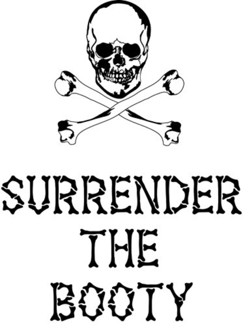 Surrender the Booty / Ribbed Tank / White / L - Etsy