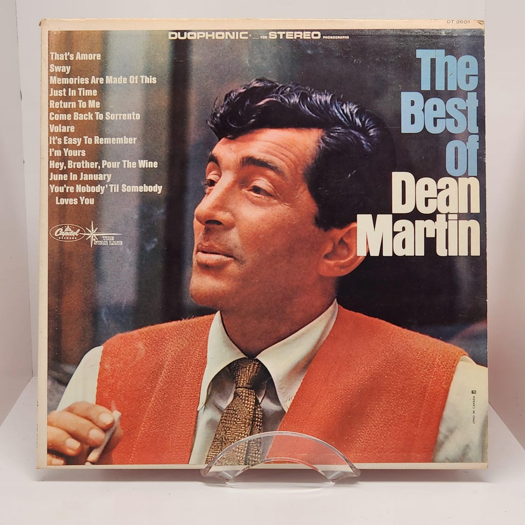 Dean Martin, the Best Of, Vinyl Record, Vintage - Etsy