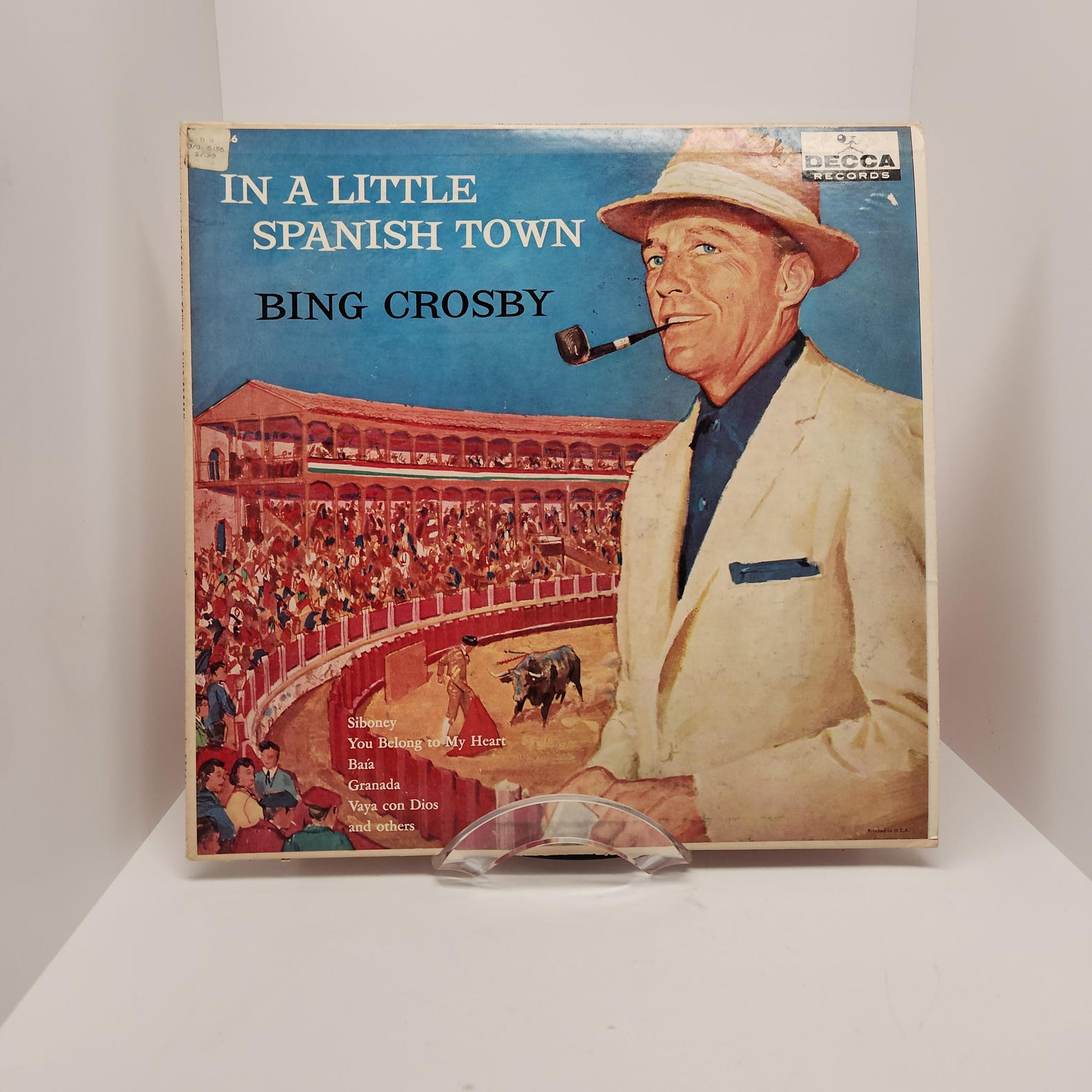 Bing Crosby, in a Little Spanish Town, Vinyl Record, (1958), Vintage - Etsy