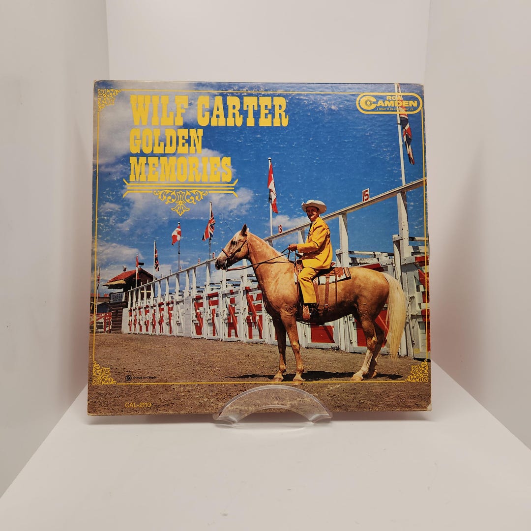 Wilf Carter, Golden Memories, Vinyl Record, Vintage - Etsy