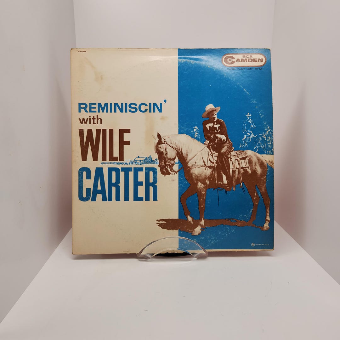 Wilf Carter, Reminiscin' With Wilf Carter, Vinyl Record, Vintage - Etsy