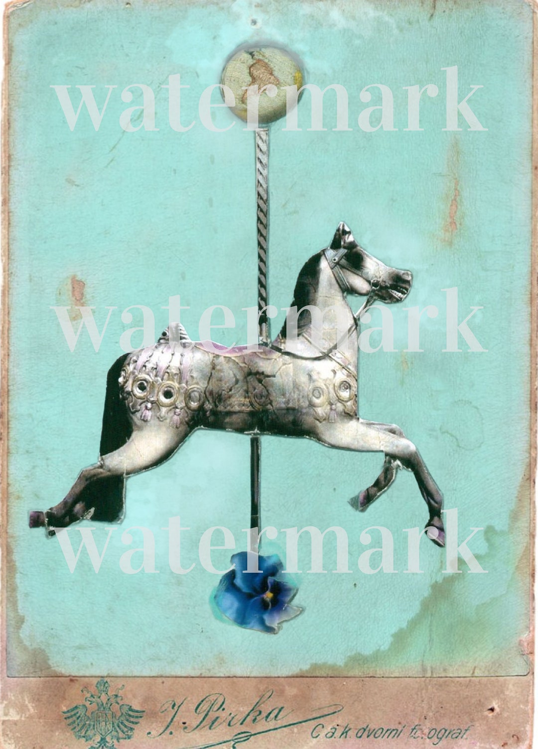 Vintage Carousel Horse Merrygoround Home Decor Design Products Antique ...