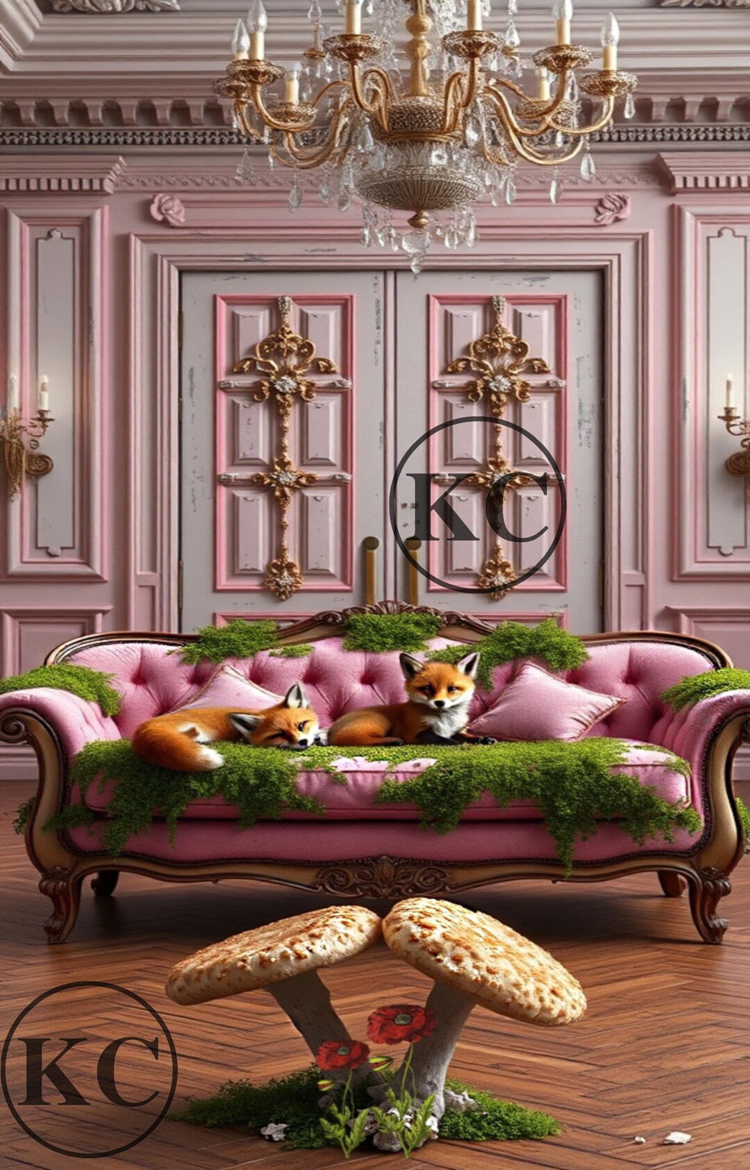 Instant Download Art Fox Maximalist Designs Victorian Inspired Digital ...