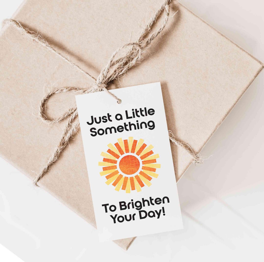 Printable Sunshine Gift Tags, Sun Gift Tag, Get Well Soon Printable Tag ...