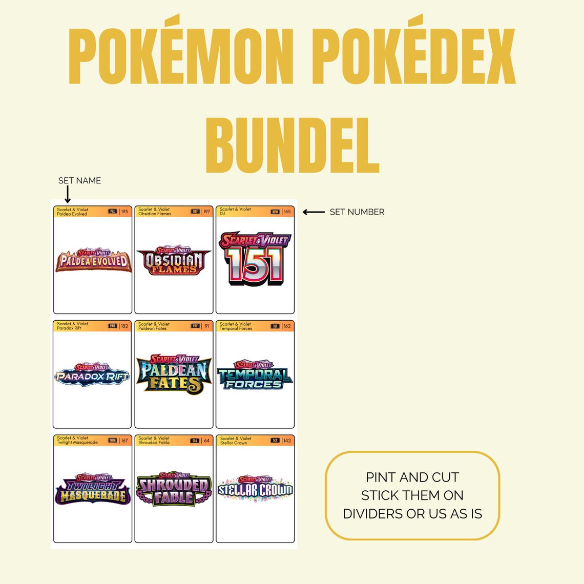 Pokémon TCG Binder Ultimate Bundle – National Pokédex, Mega, Gigantamax ...