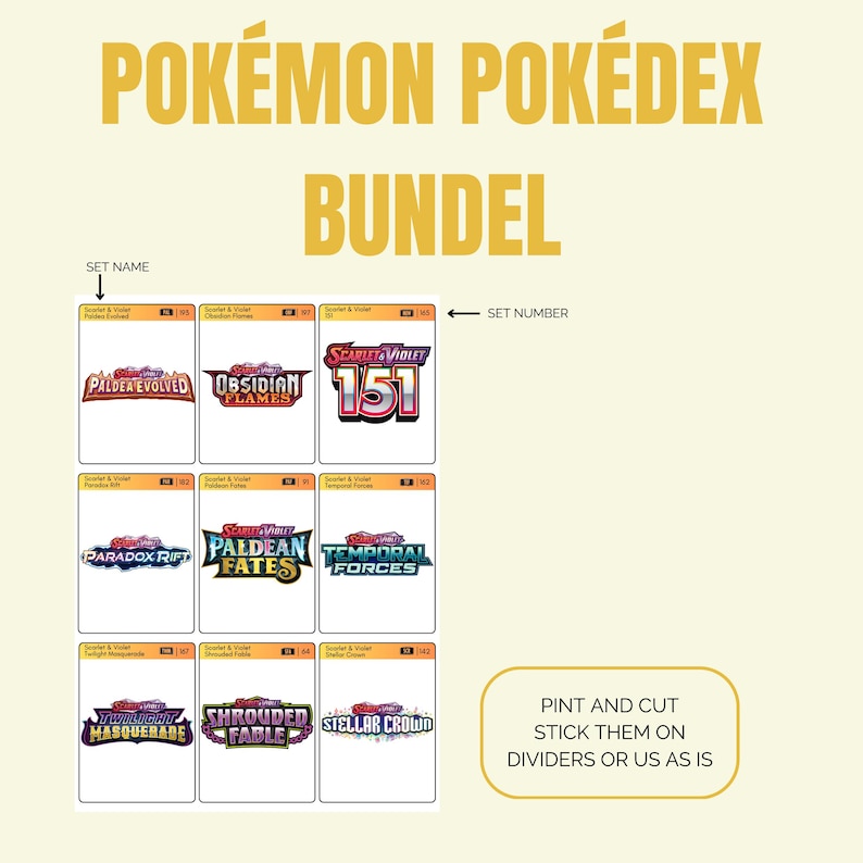Pokémon TCG Binder Ultimate Bundle – National Pokédex, Mega, Gigantamax ...