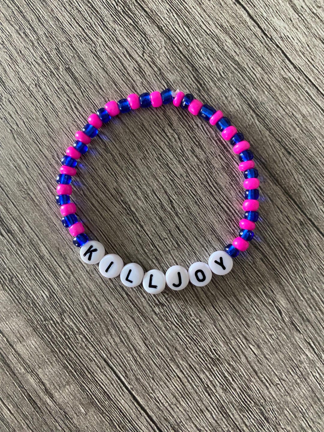 My Chemical Romance Killjoy Bracelet, MCR, Beaded Friendship Bracelet ...