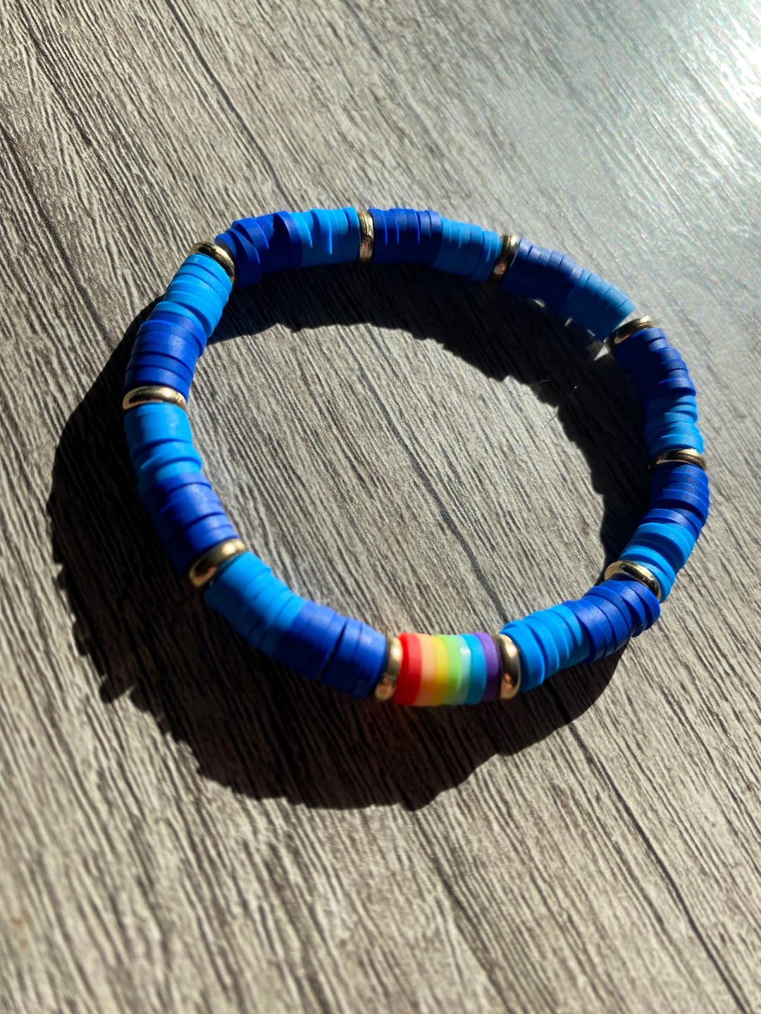 LGBTQ+ Blue Friendship Bracelet, Ally, Human Rights, Kamala Harris ...