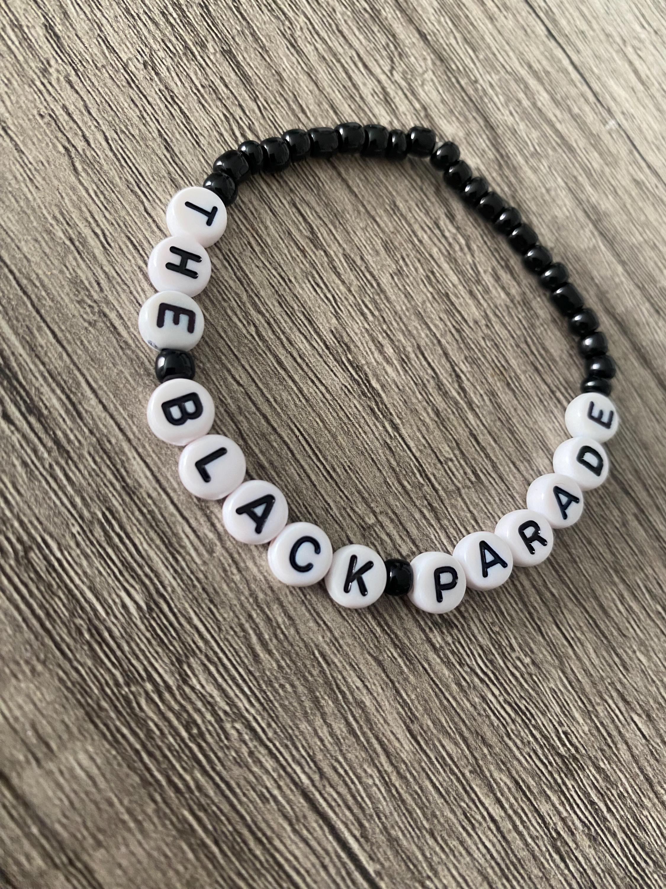 My Chemical Romance the Black Parade Bracelet, Mcr, Emo Beaded ...