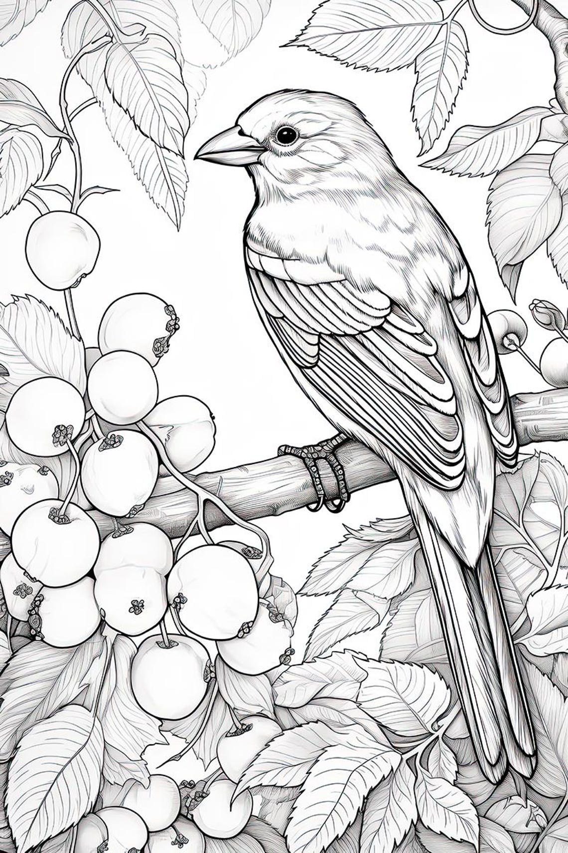 World of Birds Coloring Book - Book 5 - Etsy