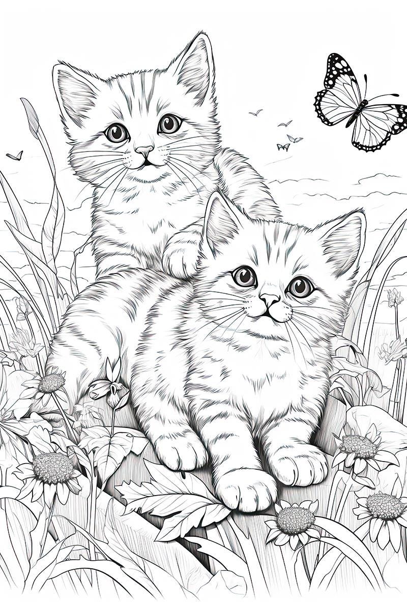 World of Cats Coloring Book - Book 3 - Etsy