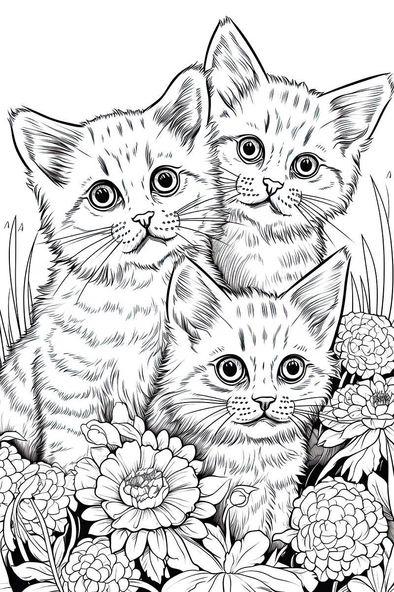 World of Cats Coloring Book - Book 4 - Etsy