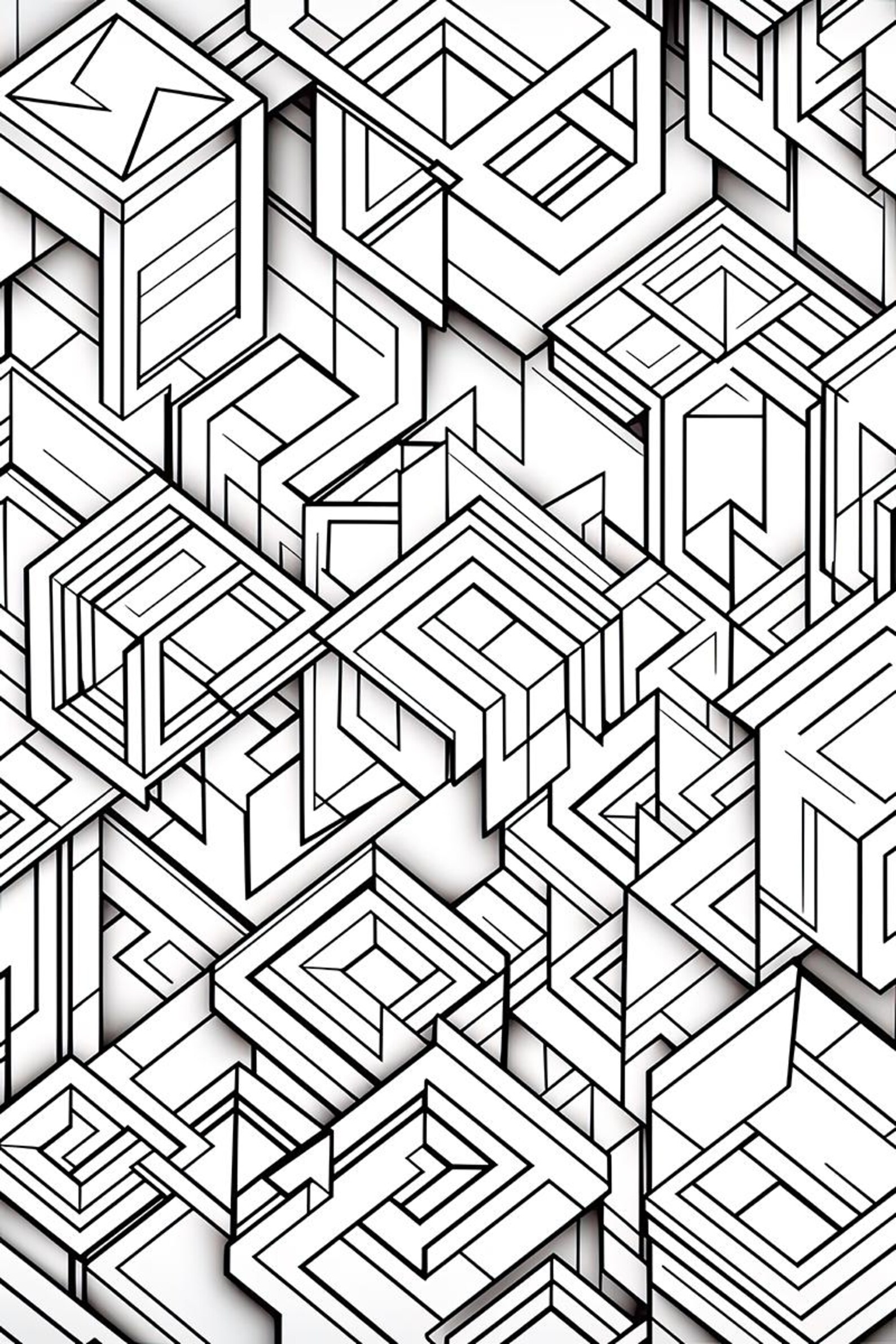 Fractal Images Coloring Book - Book 2 - Etsy