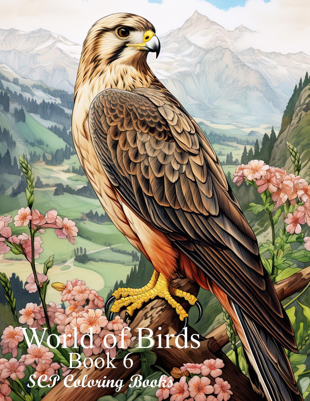 World of Birds Coloring Book - Book 6 - Etsy