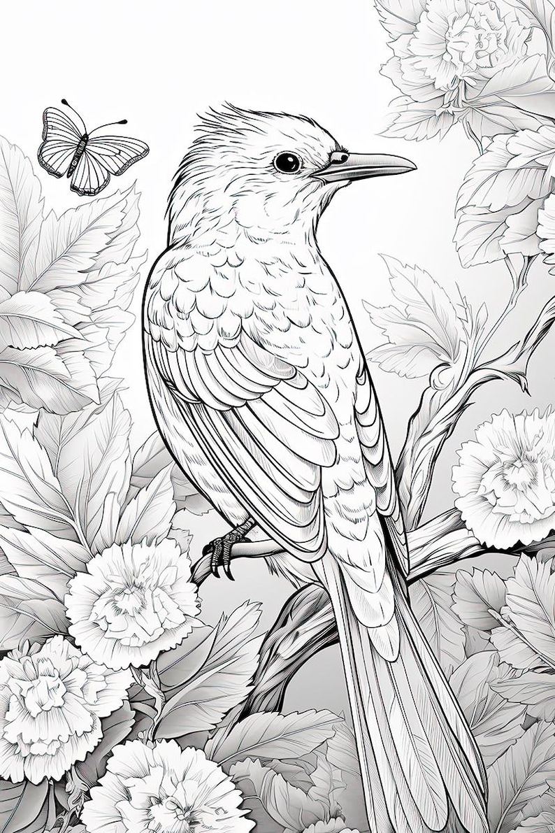 World of Birds Coloring Book - Book 5 - Etsy