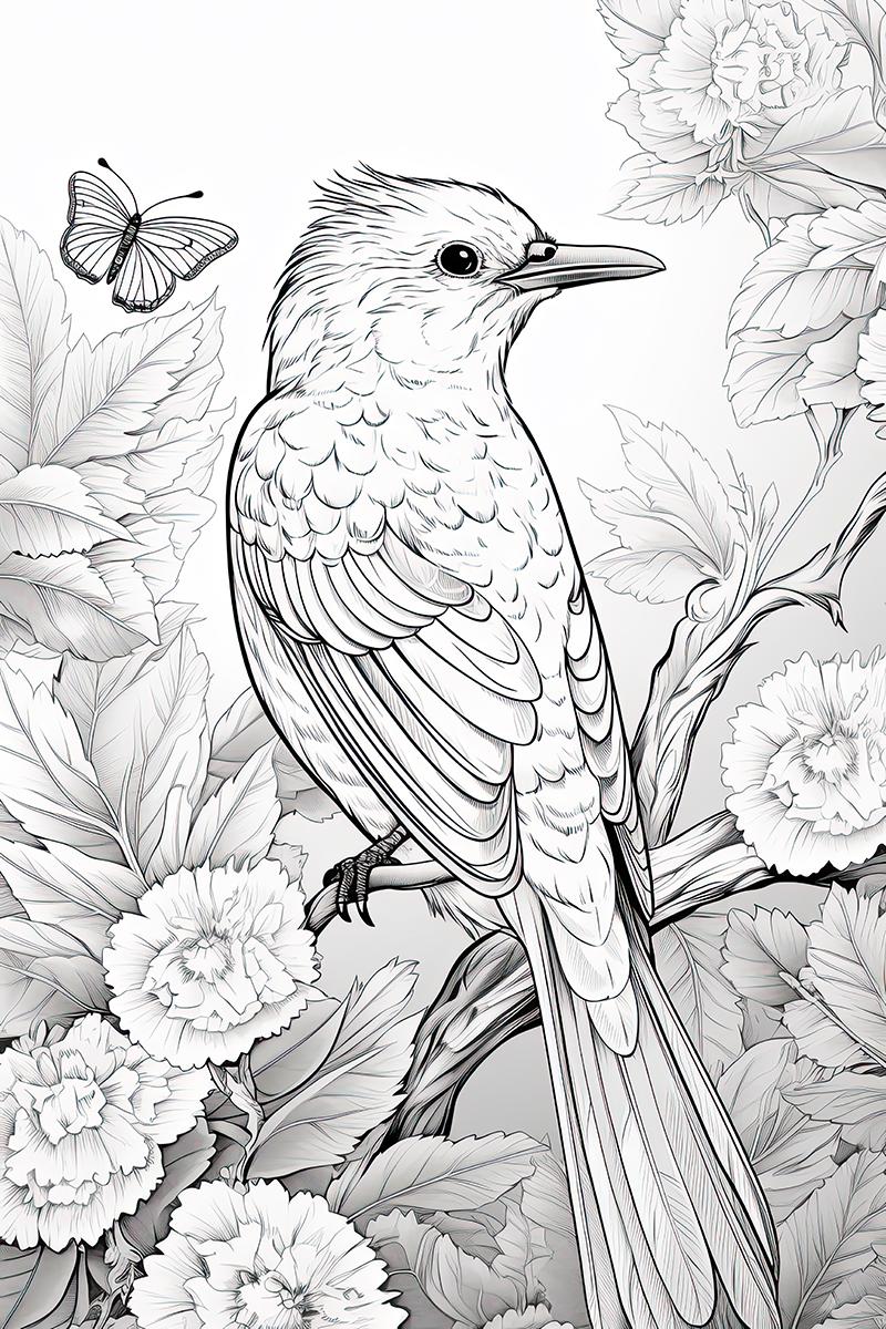 World Of Birds Coloring Book Book 5 Etsy