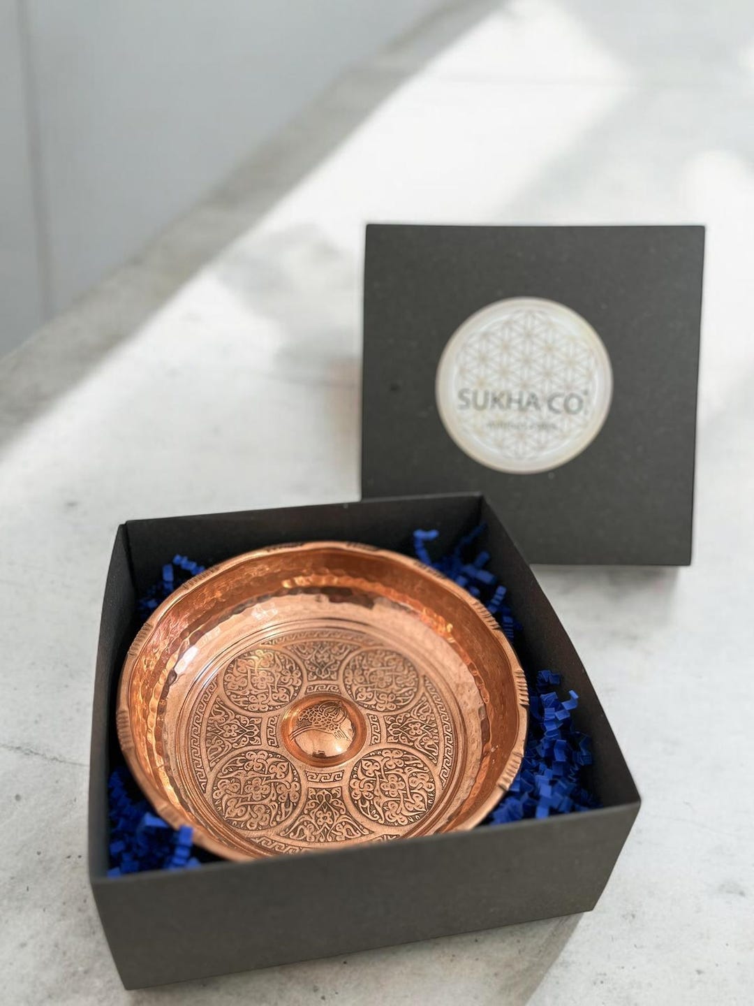 Handmade Copper Bowl,handcrafted Copper Hammam Bowl Giftbox - Etsy