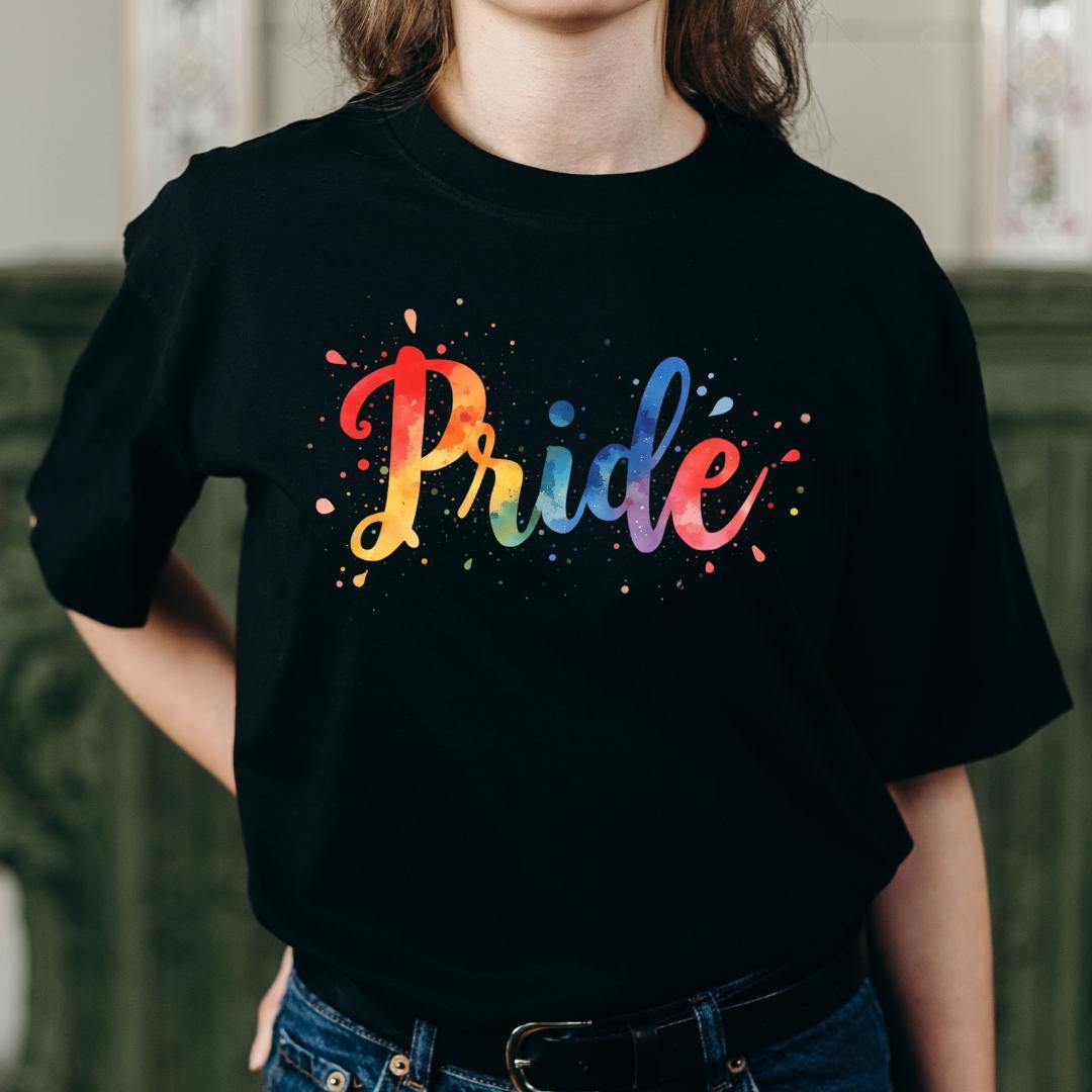 Pride PNG, Rainbow Pride Word Art, LGBT Clipart, Gay Pride Sublimation ...