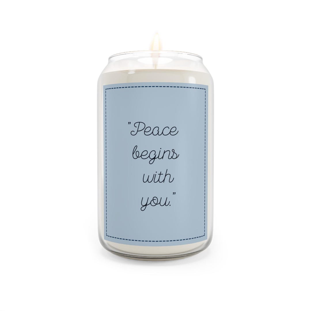 Scented Candle, Motivational Quote, Aromatherapy Candle, Home Decor ...