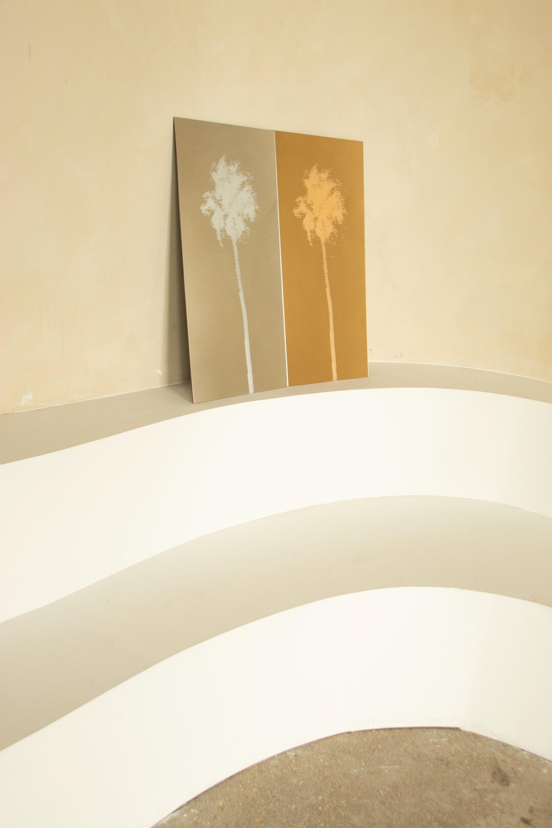 Palm Tree Mirror Wall Art Decor Rectangle Mirror Wall Piece - Etsy