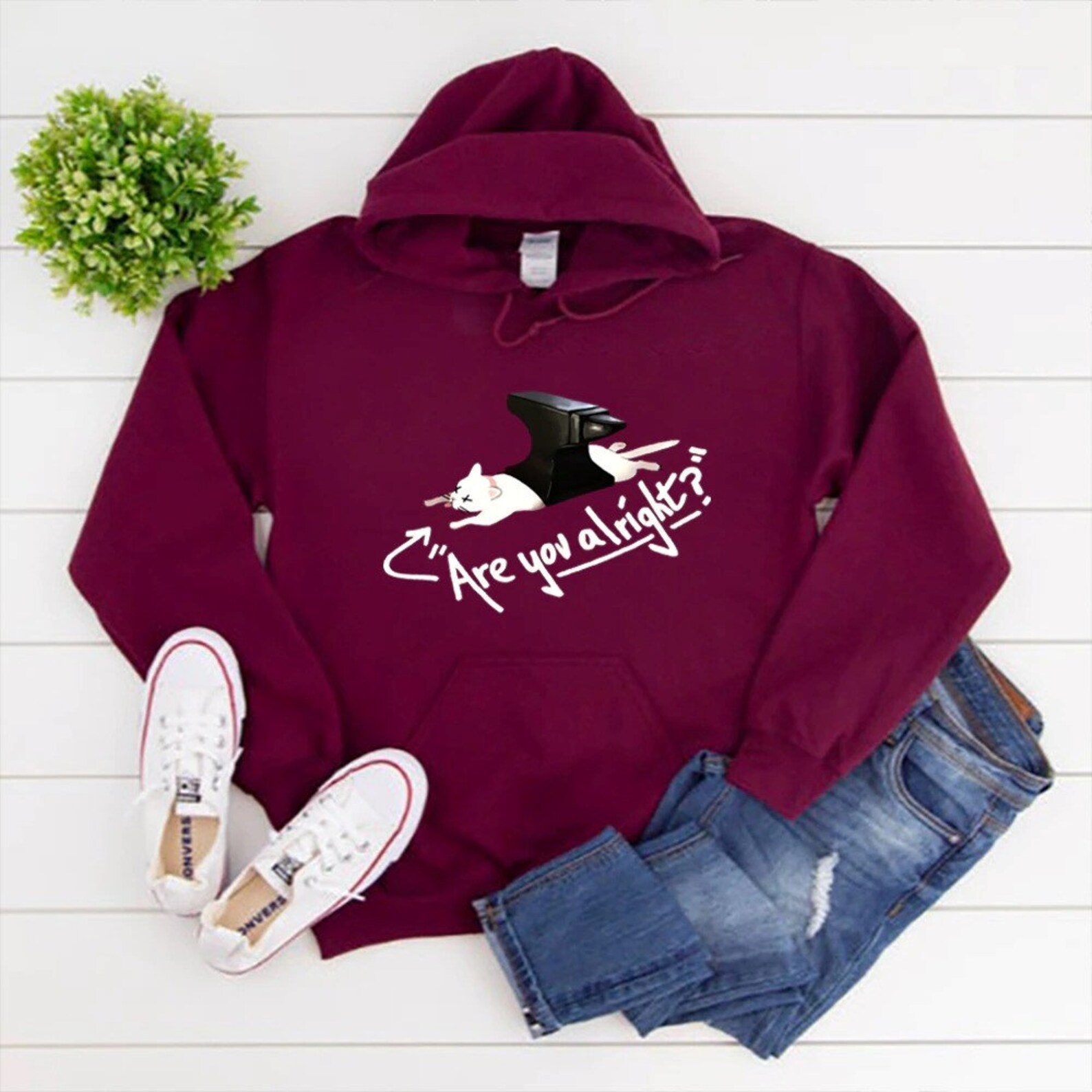Are You Alright Lovejoy Hoodie Kawaii Anime Sweatshirt Funny Etsy Uk