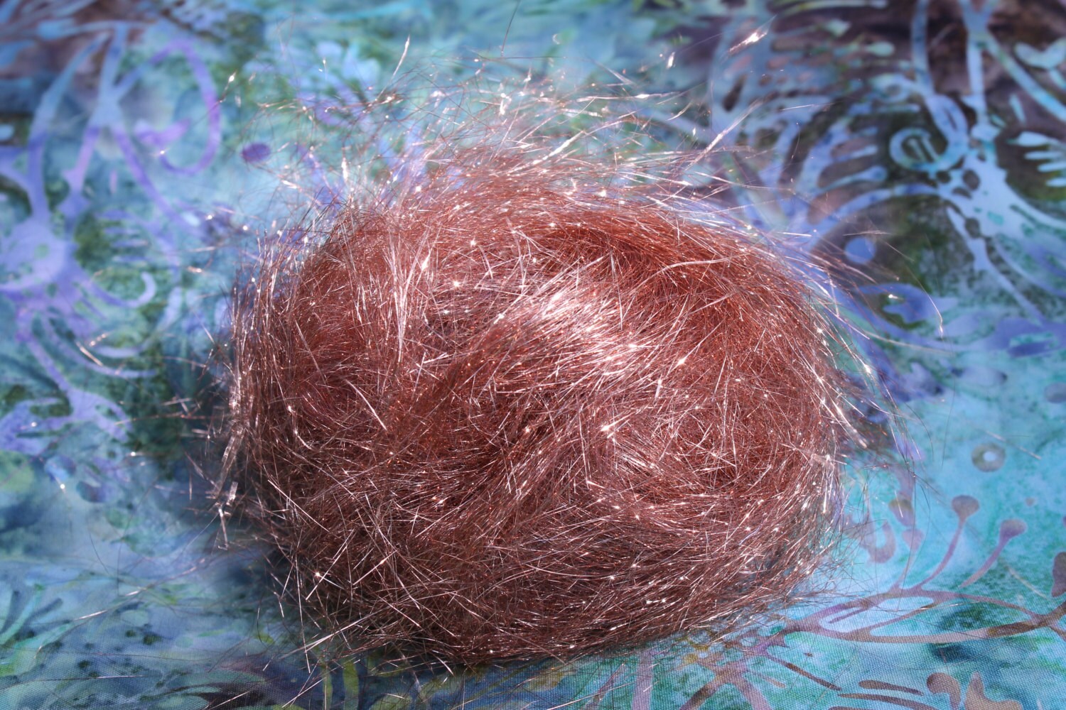 Copper angelina spinning fiber extra fine | Etsy