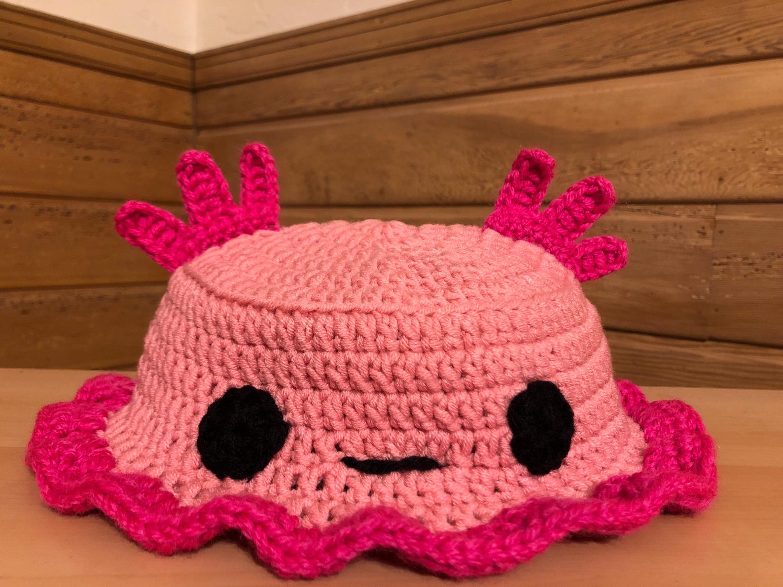 Axolotl Bucket Hat | Handmade Crochet - Etsy