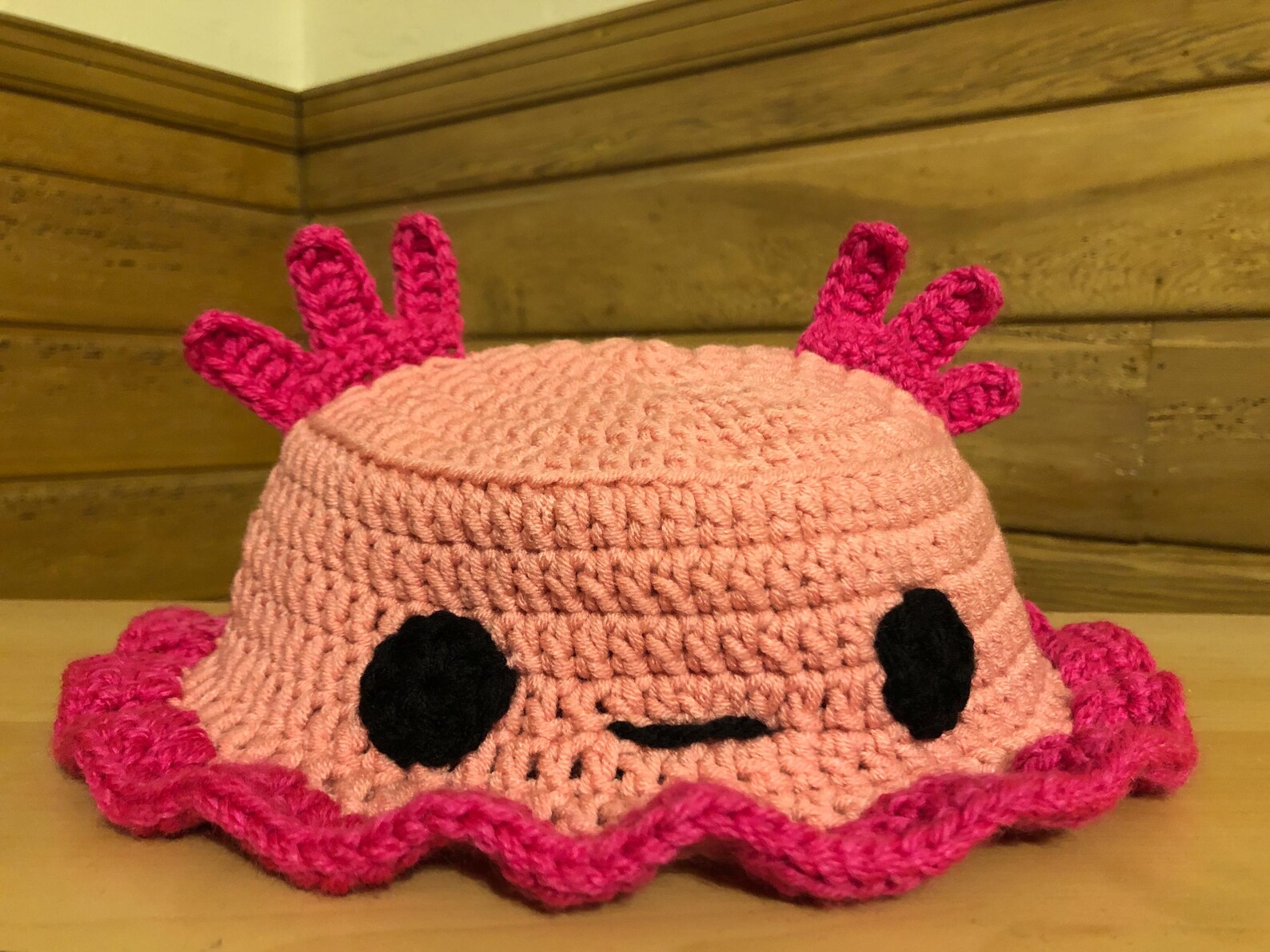 Axolotl Bucket Hat | Handmade Crochet - Etsy