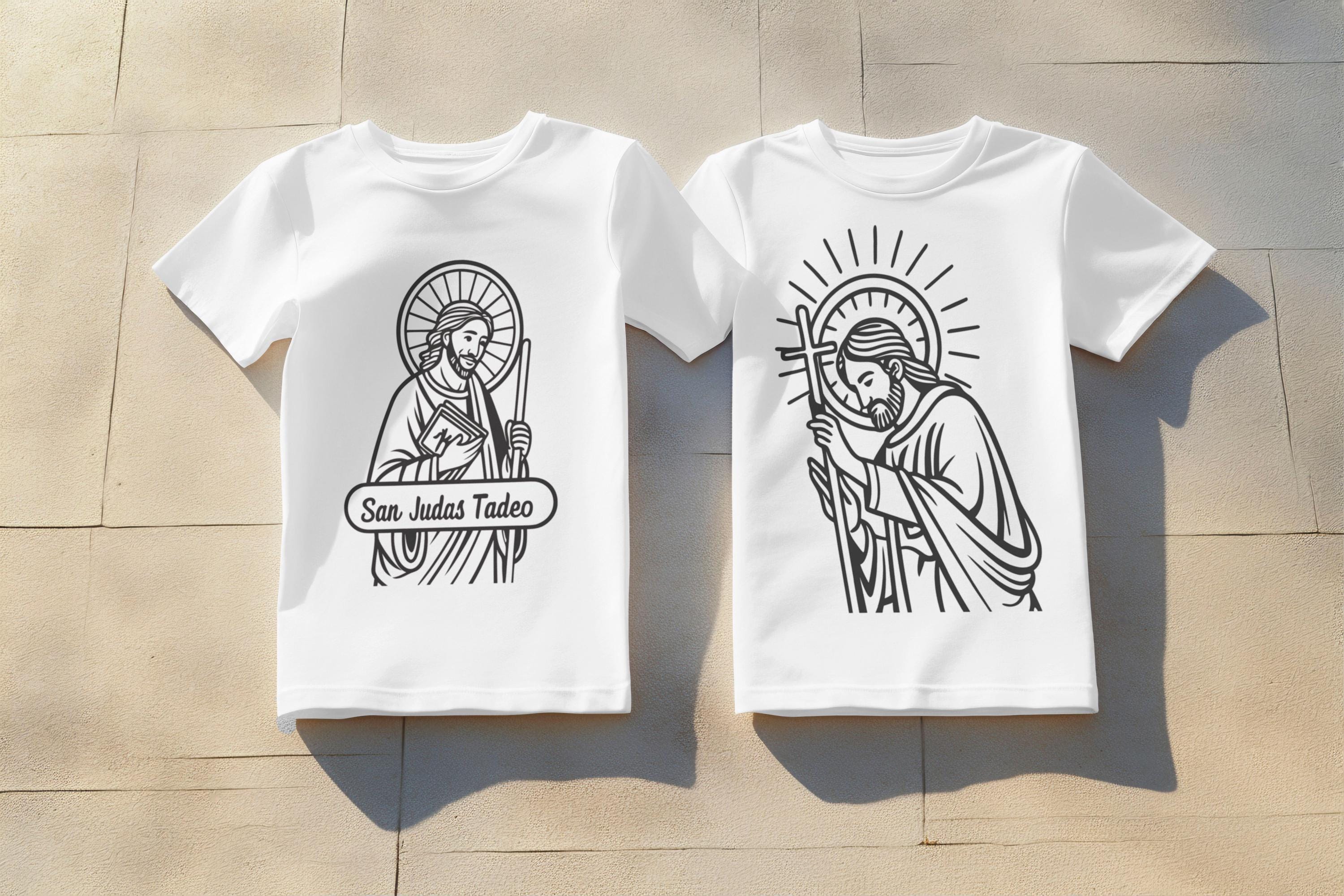 San Judas SVG, St Judas Silhouette, San Judas Vector, San Judas Tadeo ...